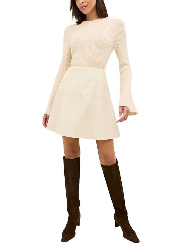 MARIE OLIVER Crawford Mini Skirt - Polar