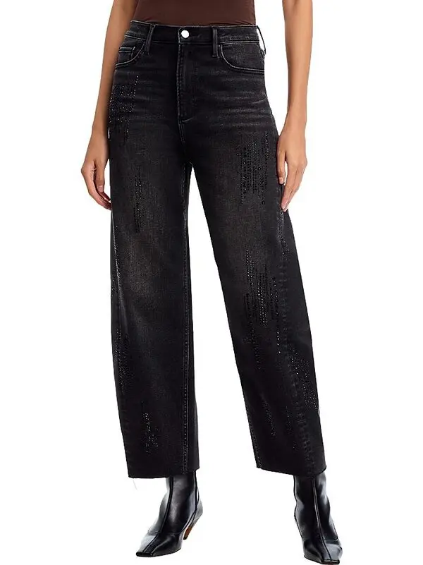 DRIFTWOOD Parker X Jingle High Rise Ankle Barrel Jeans - Black