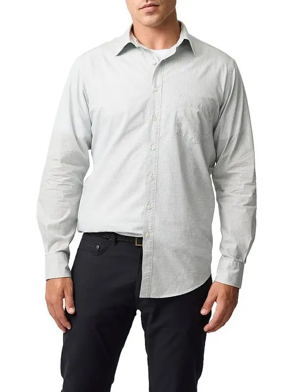 Rodd & Gunn Mount Riley Slim Fit Button-front Shirt - Pistachio