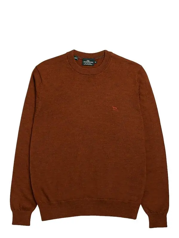 Rodd & Gunn York Bay Merino Wool Sweater - Burnt Orange