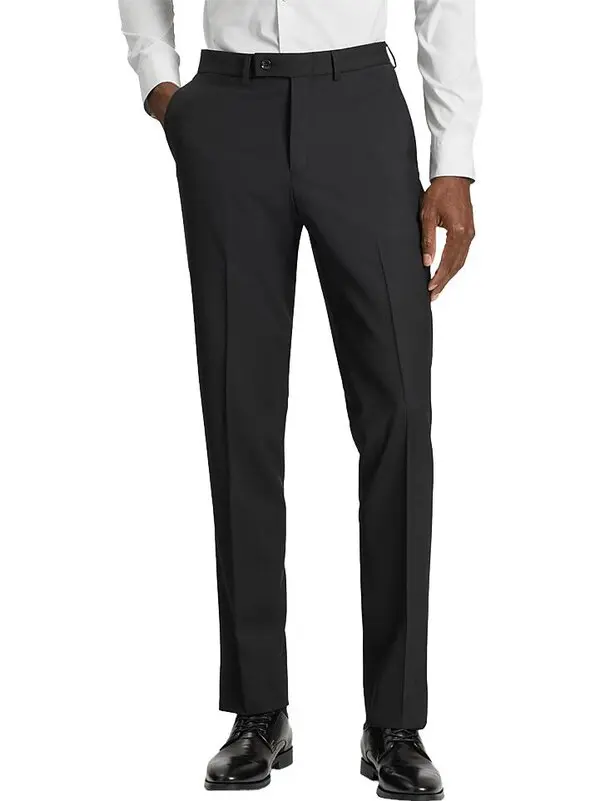 Ted Baker London Wright Bengaline Modern Fit Suit Pants - Black