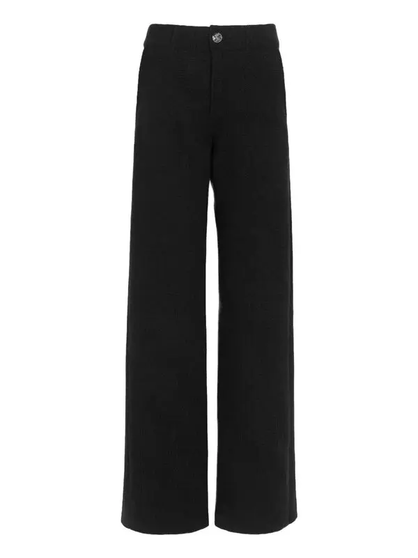 BARRIE Wide-leg Trousers - Black