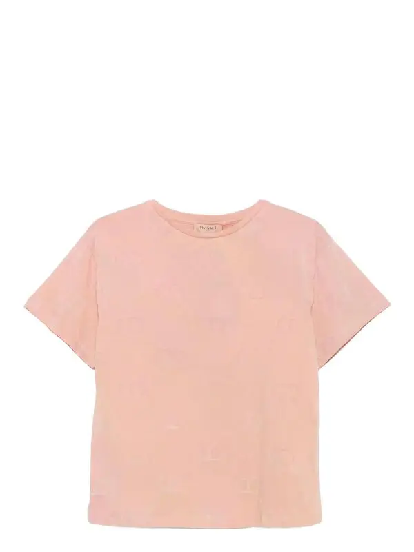 TWINSET Logo-pattern T-shirt - Pink