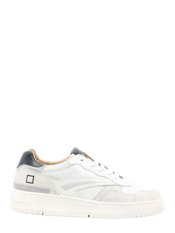 D.a.t.e. Panelled Sneakers - White