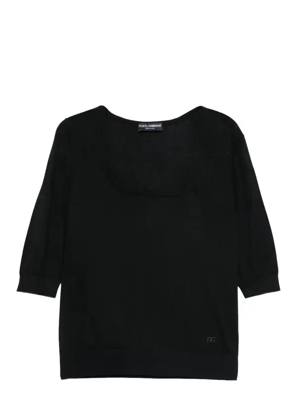 Dolce & Gabbana Cashmere Sweater - Black