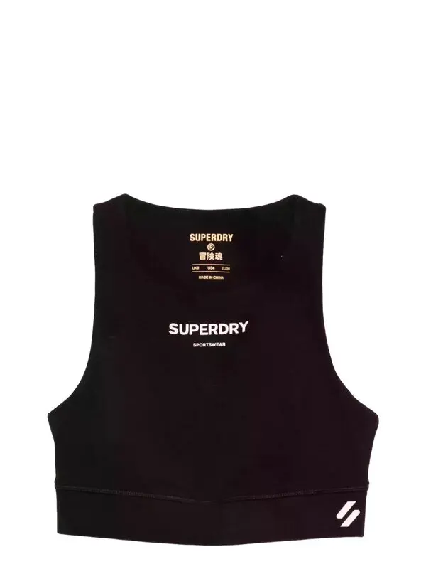 Superdry Racerback Tank Top - Black