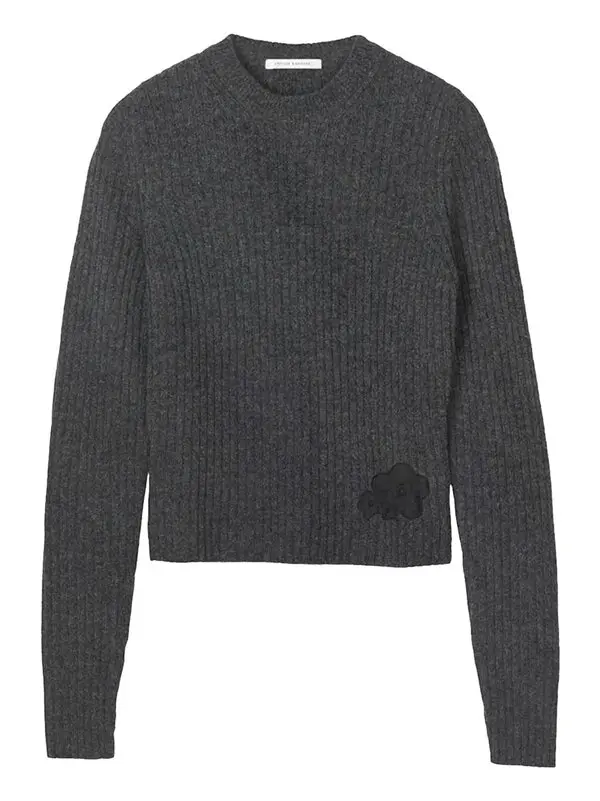 Cecilie Bahnsen Blas Nordic Rib Sweater - Grey