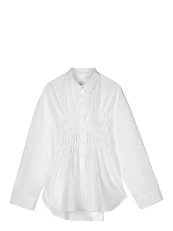 Cecilie Bahnsen Braxton Gathered Shirt - White