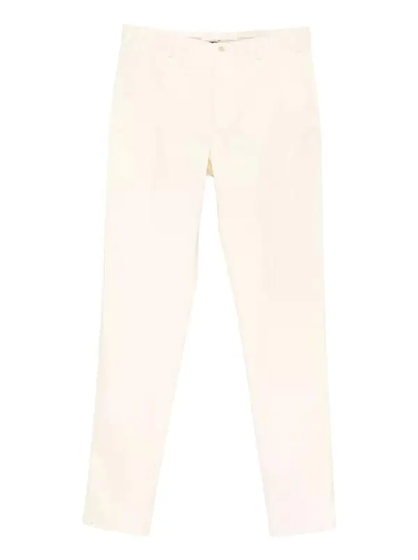 Incotex Jetted-pocket Trousers - White
