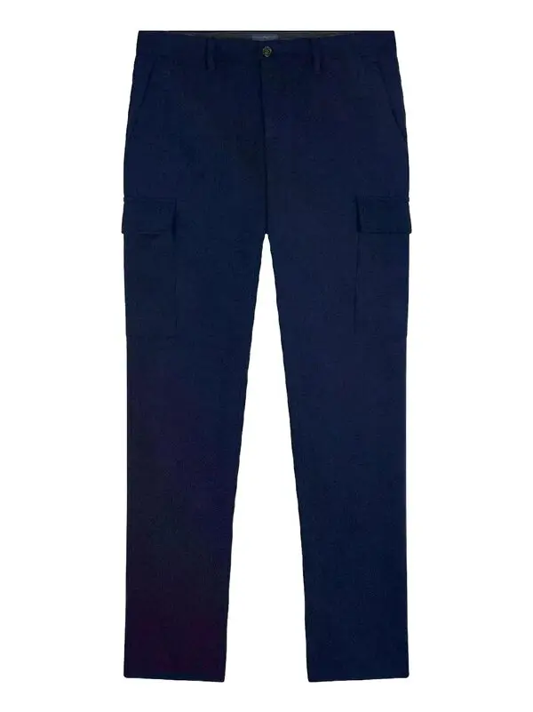 Paul & Shark Multiple-pocket Cargo Pants - Blue