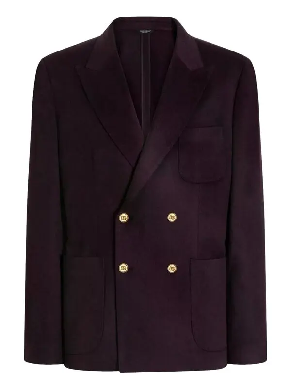 Dolce & Gabbana Double-breasted Jacket - Purple