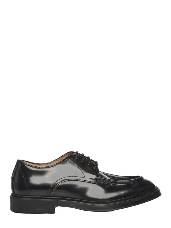 GIULIANO GALIANO Leather Derby Shoes - Black