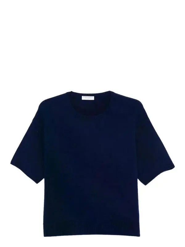 Majestic Filatures Short-sleeve Knitted T-shirt - Blue
