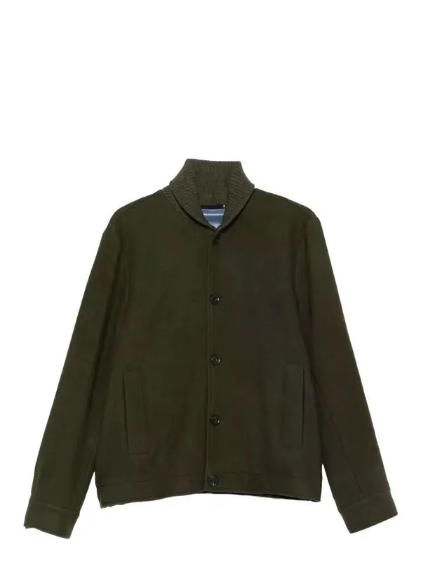 Paul Smith Shawl-collar Button-up Cardigan - Green