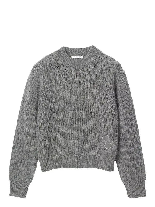 Cecilie Bahnsen Bega Fisherman Knit Pullover - Grey