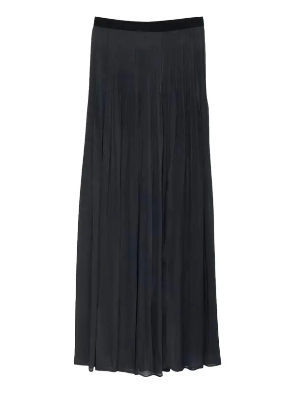 SEMICOUTURE Pleated Skirt - Black