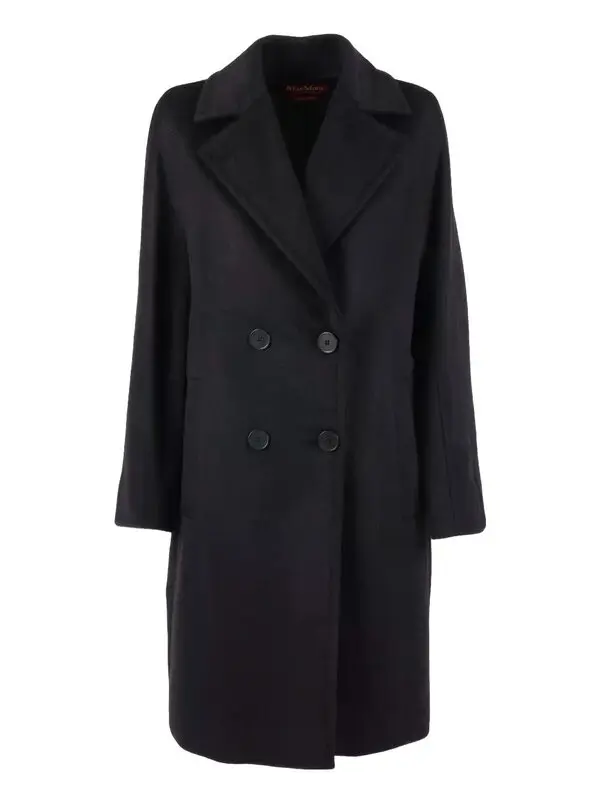 Max Mara Agenda Double-breasted Coat - Black