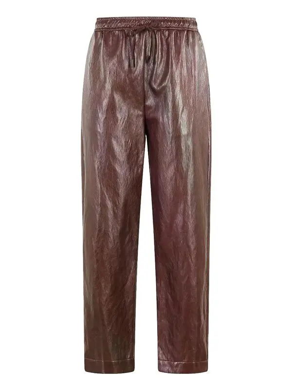 SOLOTRE Drawstring Trousers - Red