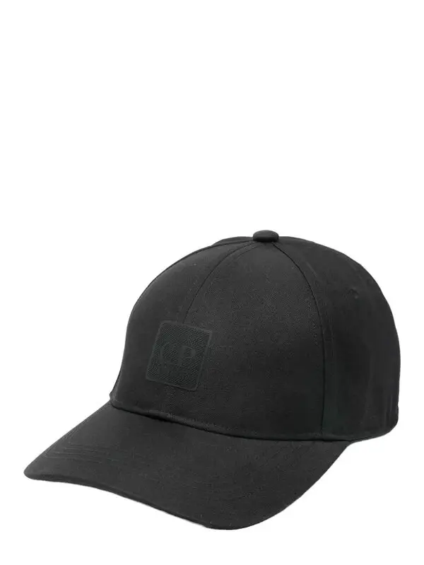 C.P. COMPANY Logo-patch Baseball Cap - Black