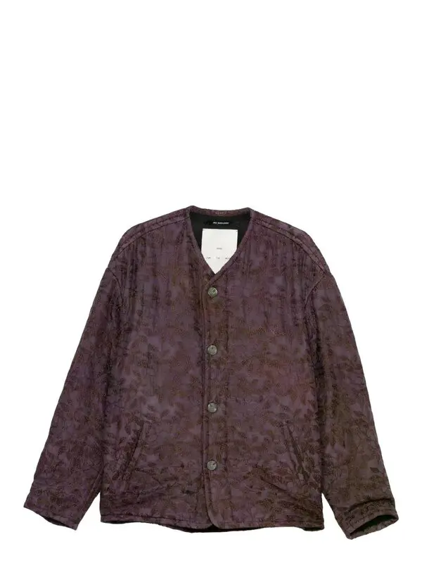 SONG FOR THE MUTE Embroidered Jacket - Purple
