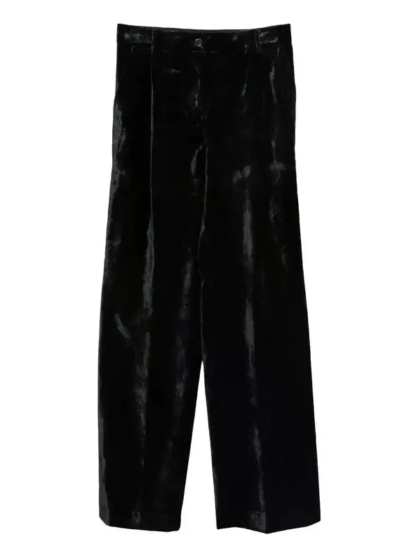 SEMICOUTURE Pleated Trousers - Black