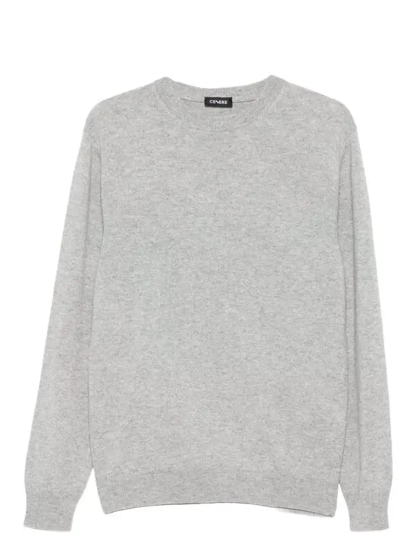 CENERE GB Crew-neck Sweater - Grey