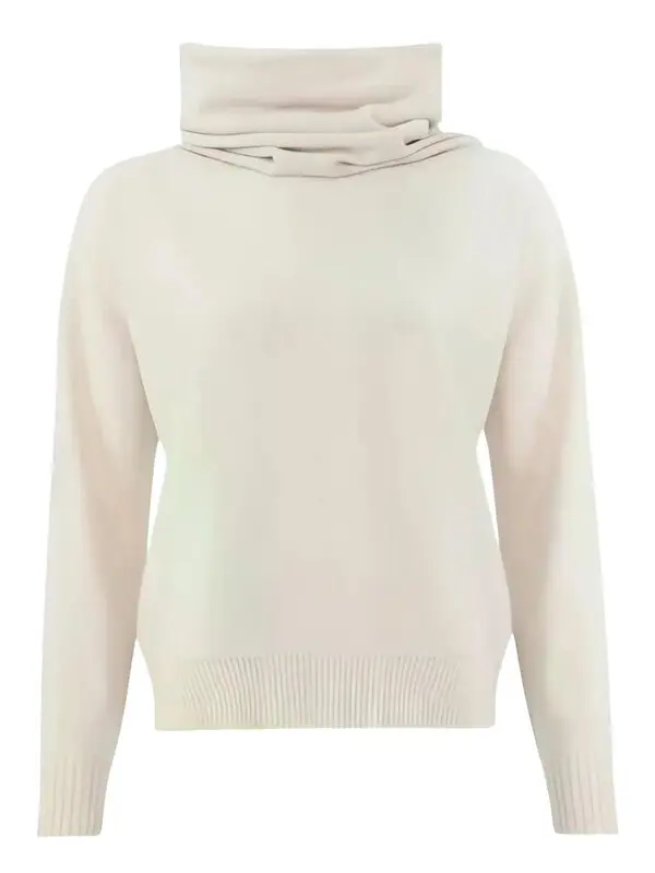 D.exterior Roll-neck Pullover Sweater - Neutrals