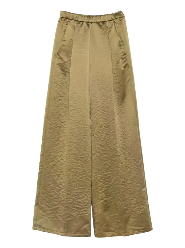 FORTE_FORTE Duchesse Palazzo Pants - Green