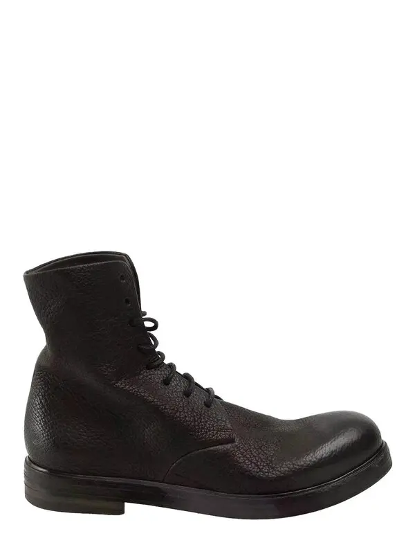 Marsèll Lace-up Leather Boots - Black