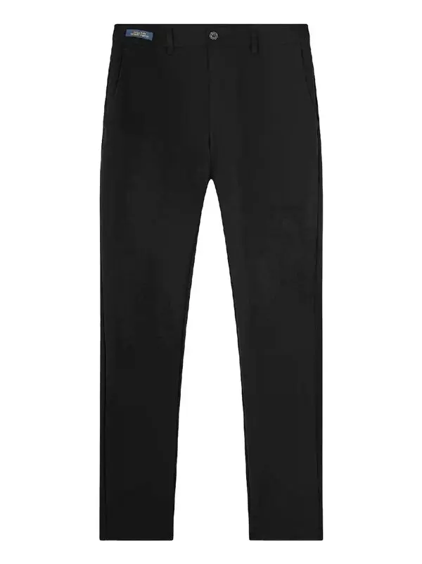 Paul & Shark Flat-front Chino Trousers - Black
