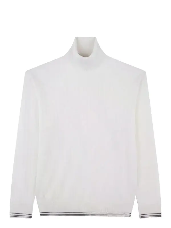 Paul & Shark Turtleneck Sweater - White