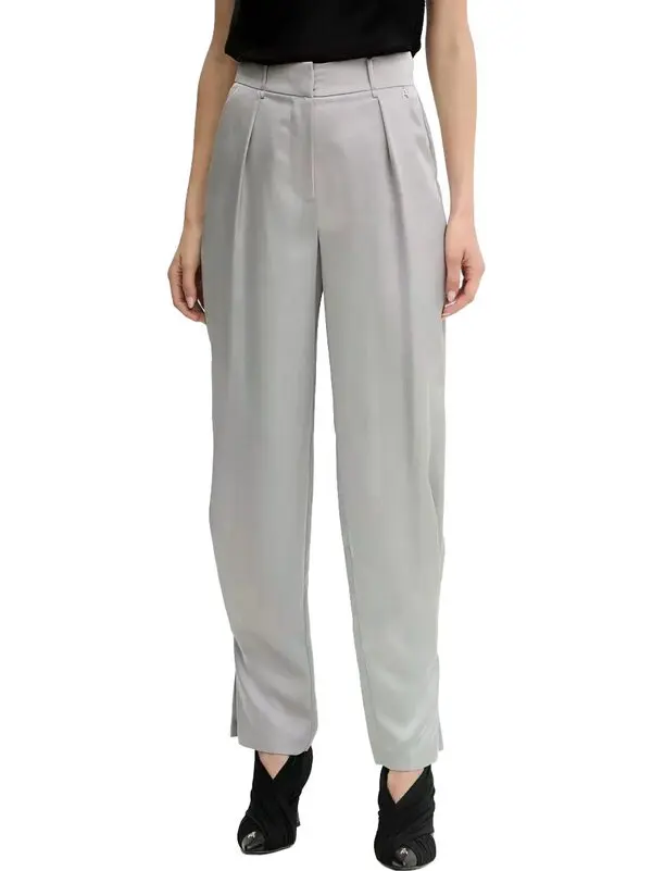 TWINSET Satin Trousers - Grey