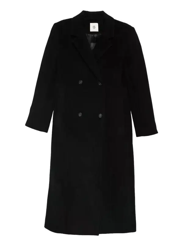 THE GARMENT Double-breasted Midi Coat - Black