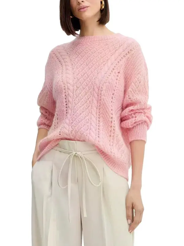 TWINSET Cable-knit Sweater - Pink