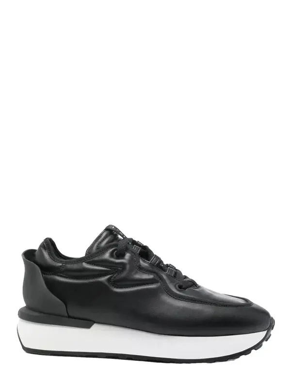 LE SILLA Leather Sneakers - Black