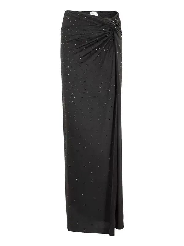Andamane Embellished Skirt - Black