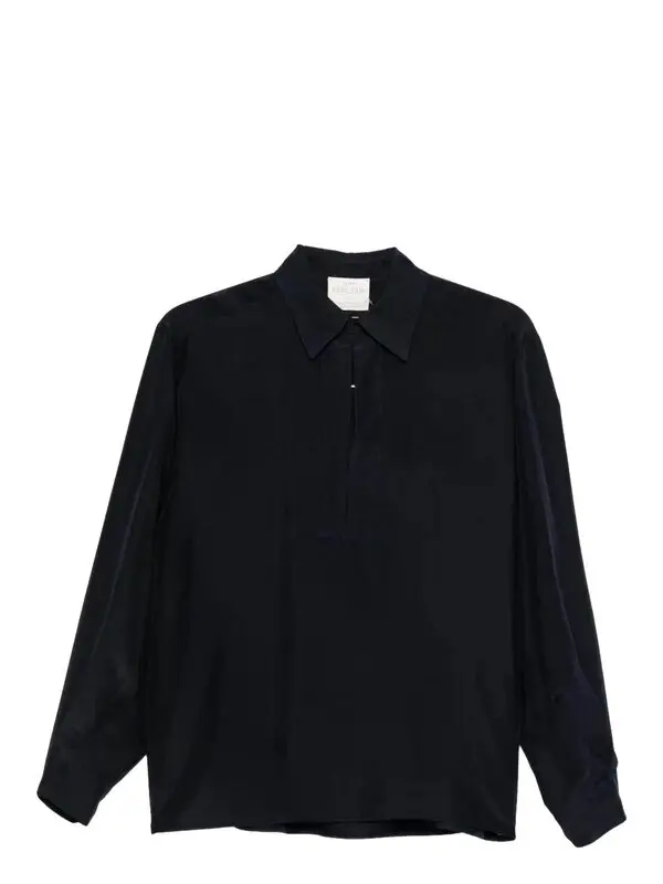 FORTE_FORTE Silk Blouse - Blue