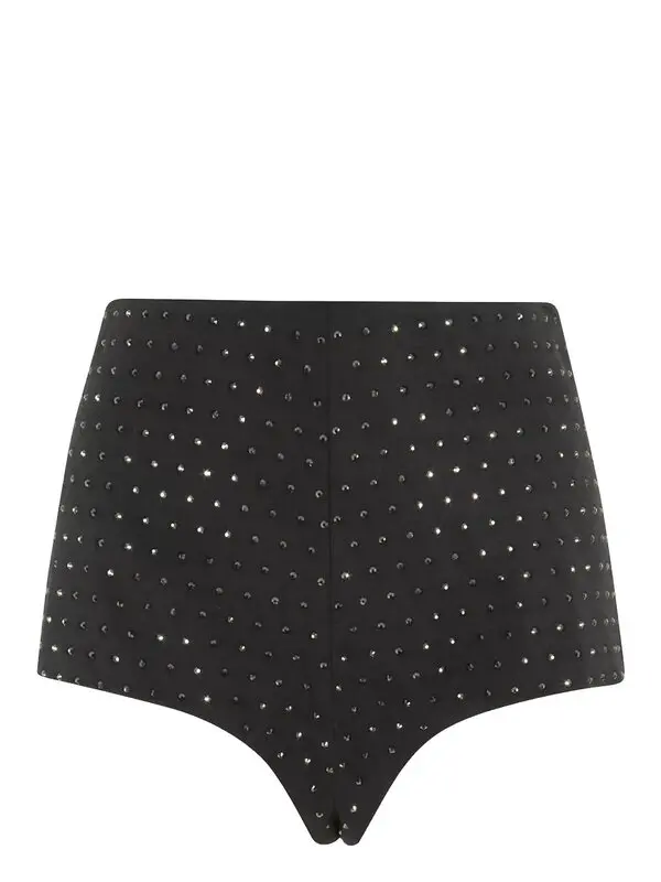 Andamane Tami Rhinestone-embellished Shorts - Black
