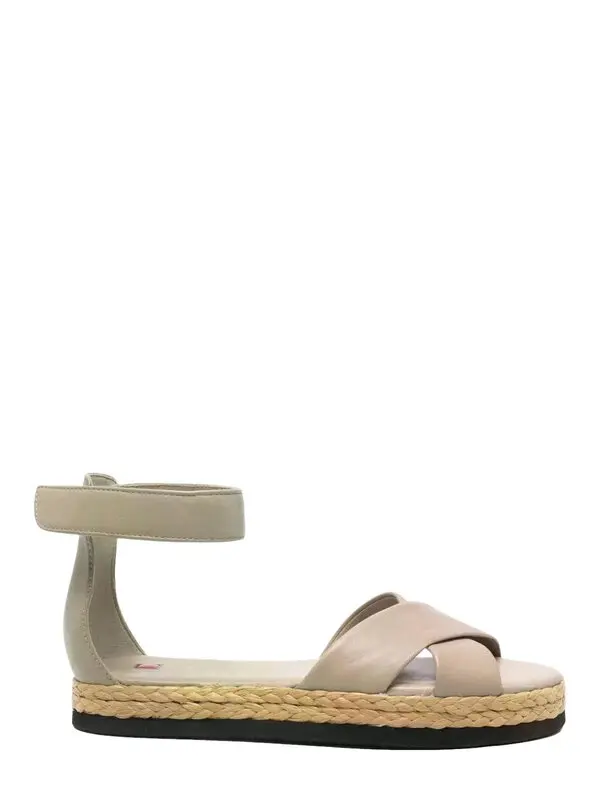 HOGL Crossover Ankle-strap Sandals - Neutrals