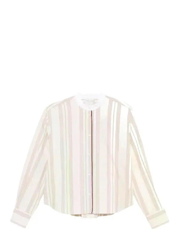 FORTE_FORTE Striped Shirt - Pink