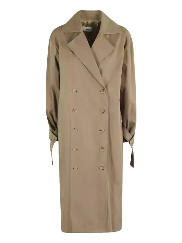 SOLOTRE Double-breasted Coat - Neutrals