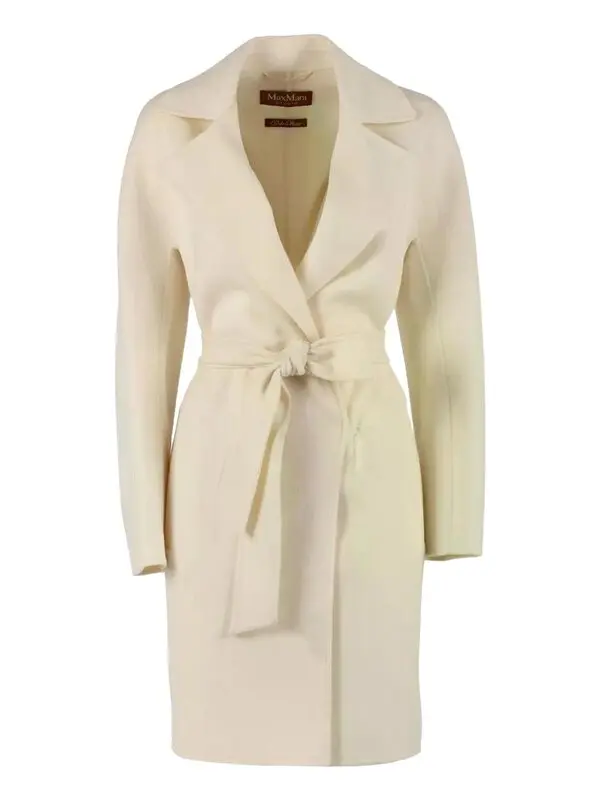 Max Mara Ajaccio Tie-waist Coat - Neutrals