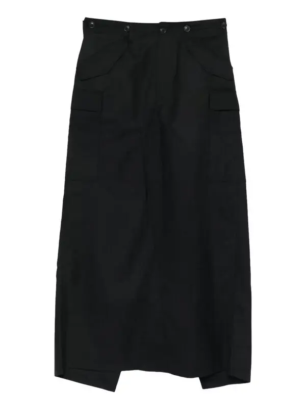 Junya Watanabe Mid-length Cargo Skirt - Black