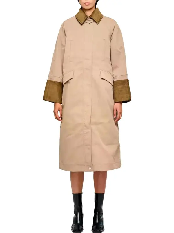 OOF WEAR Rear-vent Long-sleeve Jacket - Neutrals