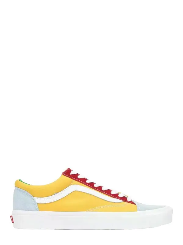 VANS Style 36 Leather Sneakers - Yellow