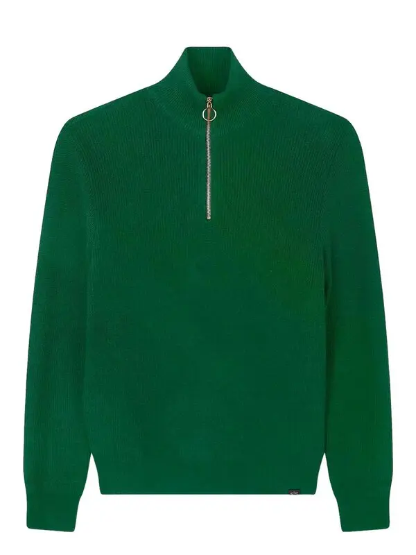 Paul & Shark Half-zip Sweater - Green