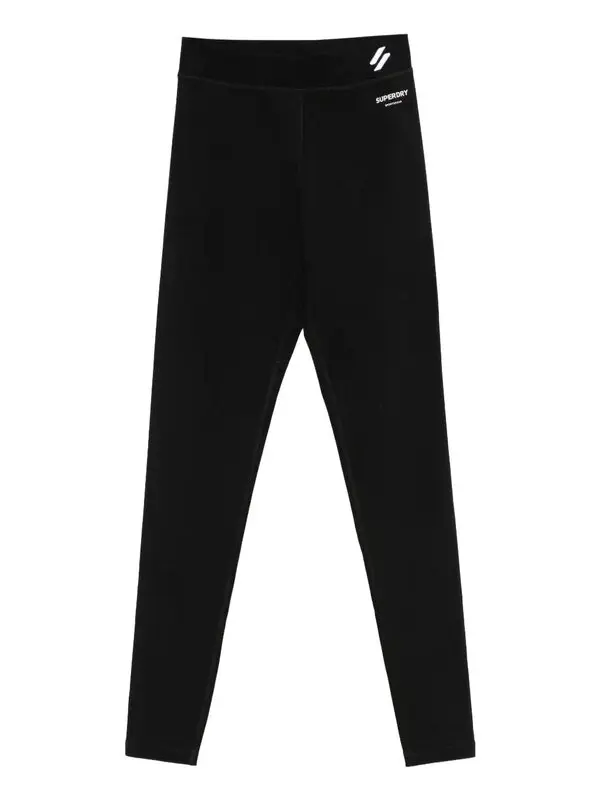 Superdry Logo-detailing Leggings - Black