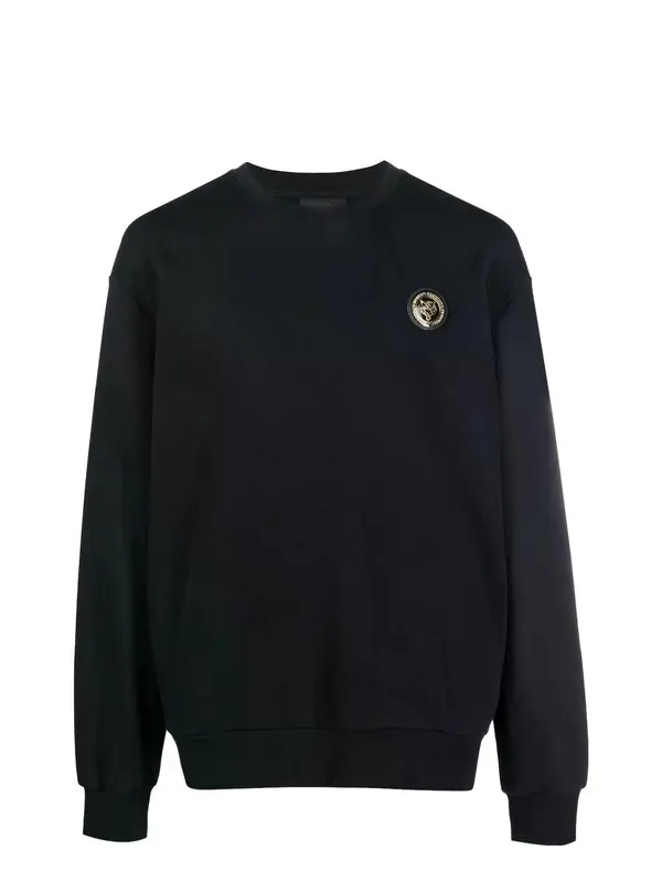 PLEIN SPORT Logo-patch Sweatshirt - Black