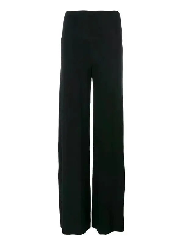 Norma Kamali Wide-legged Trousers - Black