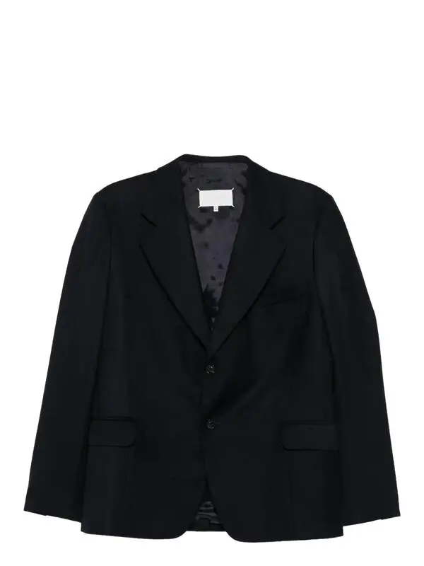 MAISON MARGIELA Single-breasted Blazer - Blue